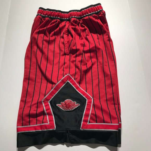 Jordan | Shorts | Jordan Air Classic Color Redblack Pinstripes Double ...